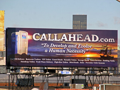 CALLAHEAD CORP AT HIGH WAY BILLBOARD | Best portable sanitation service ...