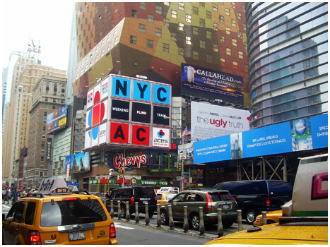 CALLAHEAD CORP AT TIMES SQUARE BILLBOARD | Best portable sanitation ...